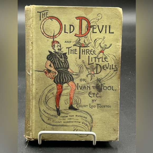 Antique | Other | Rare Antique The Old Devil And The Three Little Devils Book By Tolstoi 891 ...